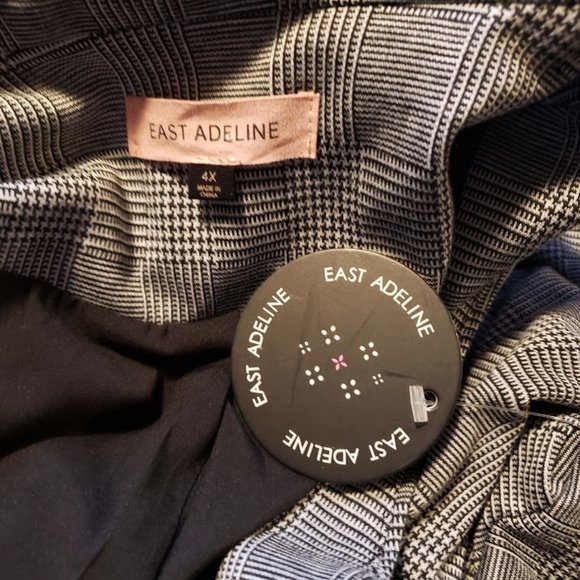 East Adeline | Jackets & Coats | Nwt East Adeline Black White Plaid ...
